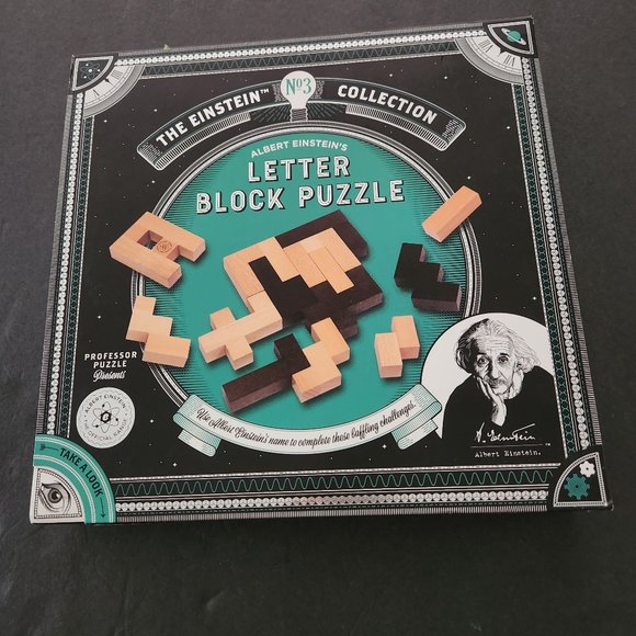 Toys | Albert Einsteins Letter Block Puzzle Ages 8 | Poshmark